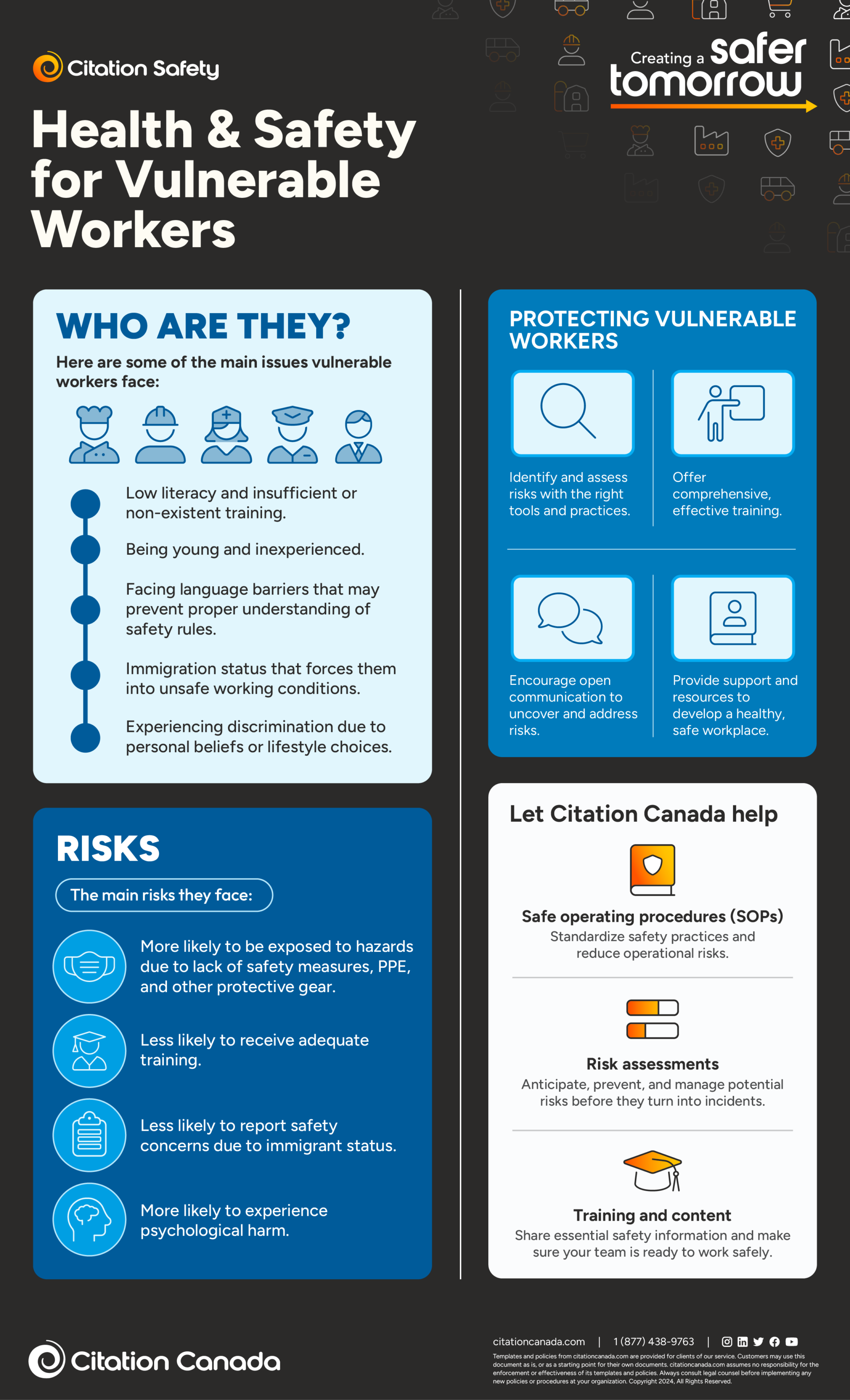 Infographic: Health & Safety for Vulnerable Workers